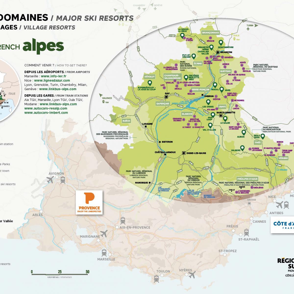 Thematic maps of Provence-Alpes-Côte d’Azur | Provence-Alpes-Côte d ...